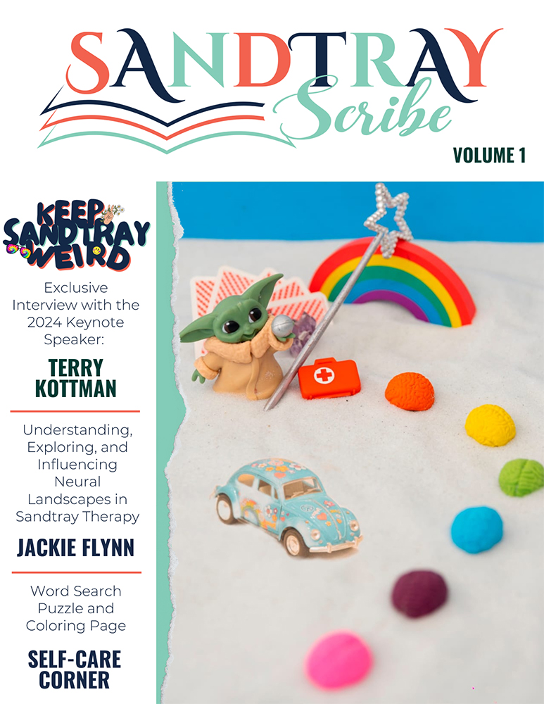 Scribe Cover – issue 1 – International Association for Sandtray Therapy